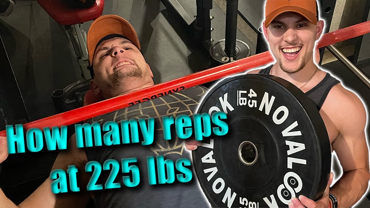 How Many Times Can a 20 Year Old Sprinter Bench 225 lbs? - YouTube