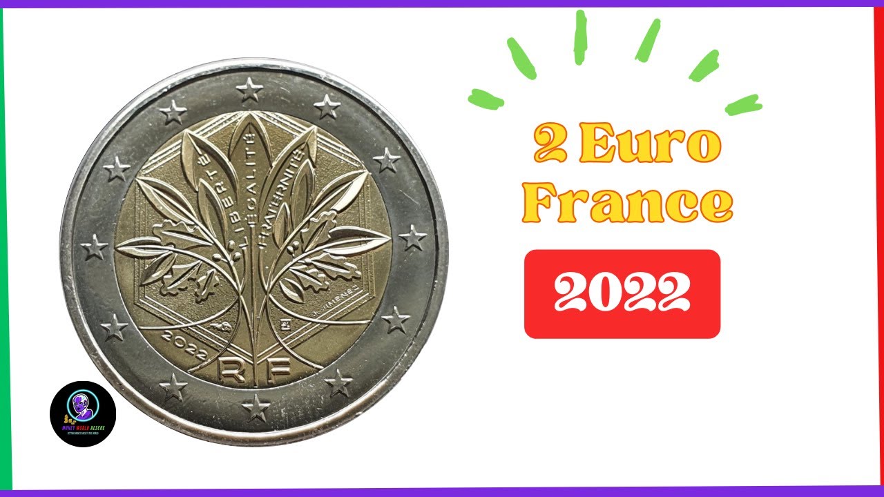2 EUROS 2022, 2nd type France (France Coin) - YouTube