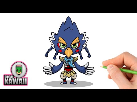 Comment dessiner Revali de Zelda Breath of the Wild - YouTube