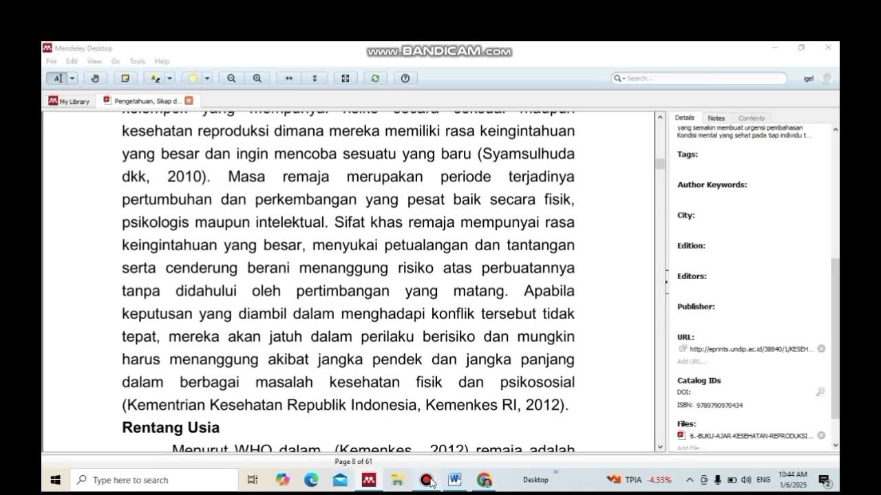 Tutorial Cara Menggunakan Excel Dan Mendeley - YouTube