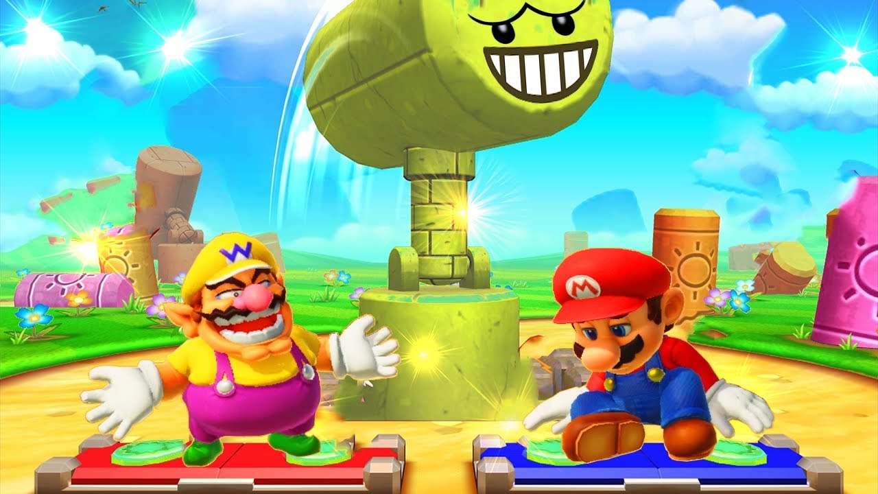 Mario Party 5 Minigames - Mario vs Toad vs Wario vs Yoshi - YouTube