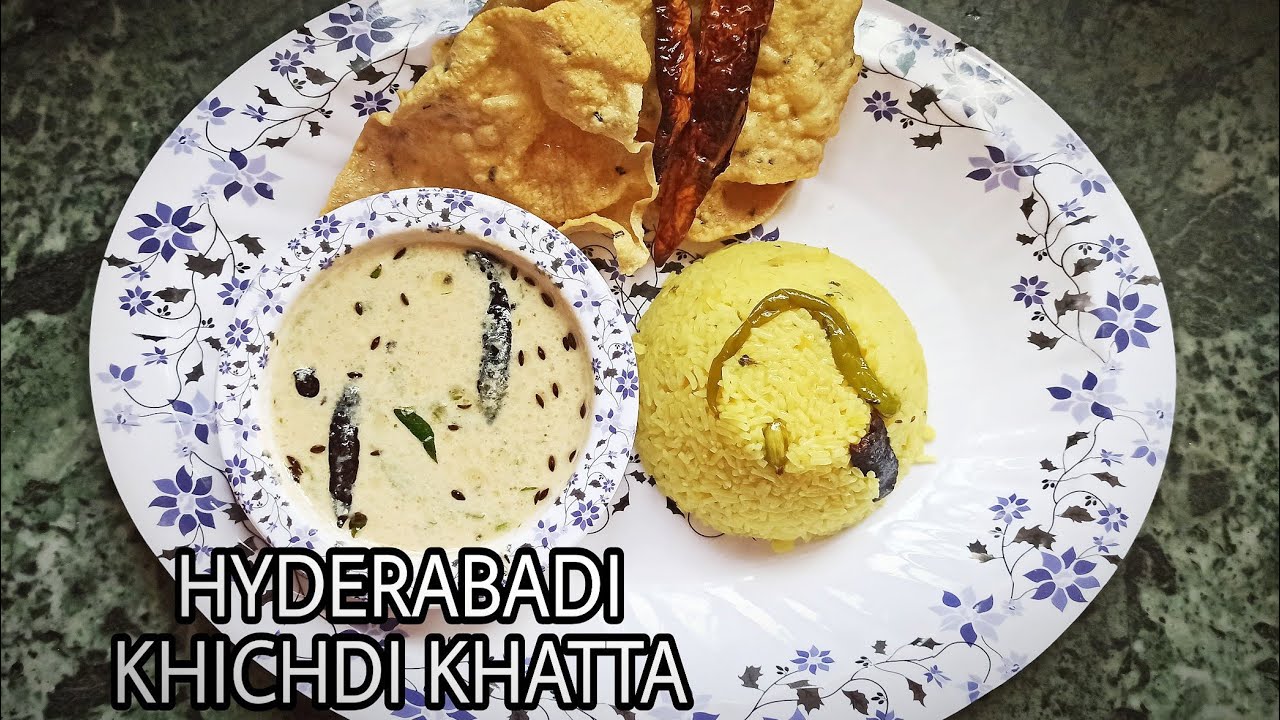 HYDERABADI KHICHDI KHATTA | KHICHDI KHATTA RECIPE - YouTube