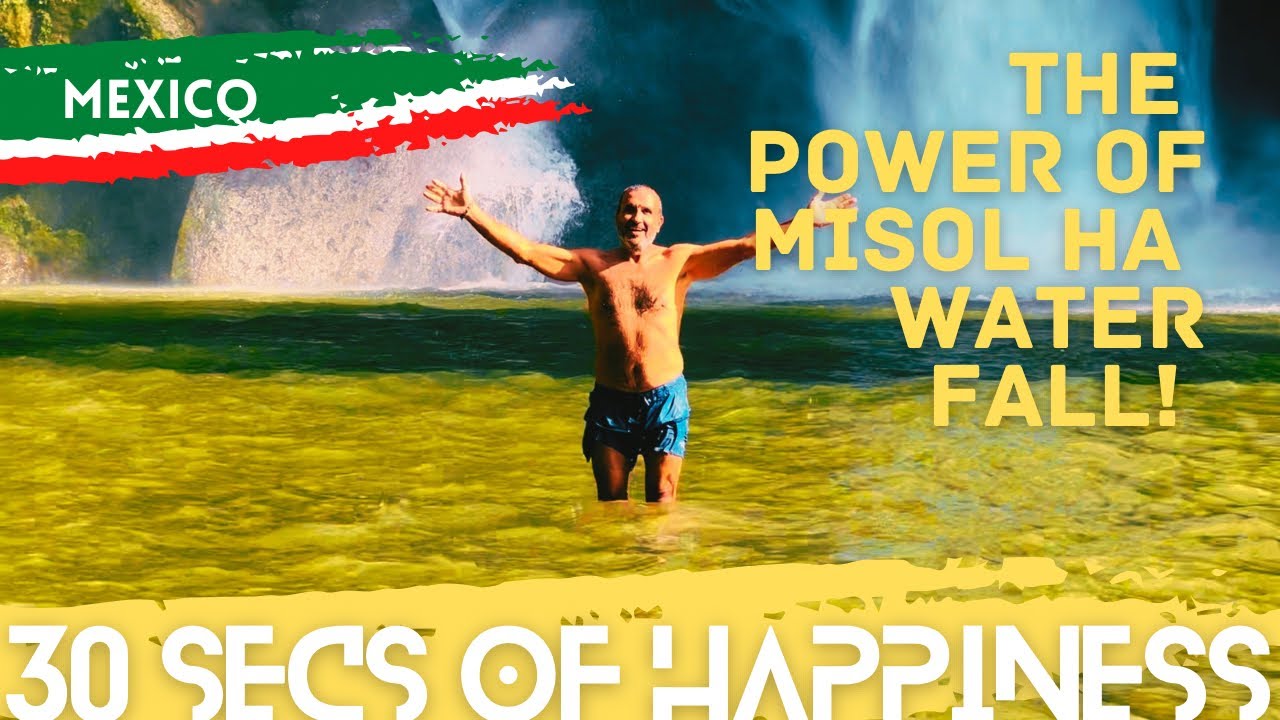 The power of Misol Ha waterfall, near Palenque, Mexico | 30 secs of ...