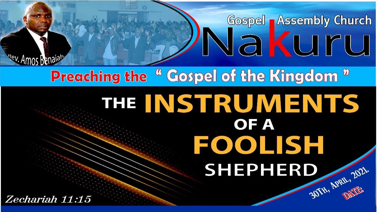 REV. AMOS BENAIAH (THE INSTRUMENTS OF A FOOLISH SHEPHERD) - YouTube