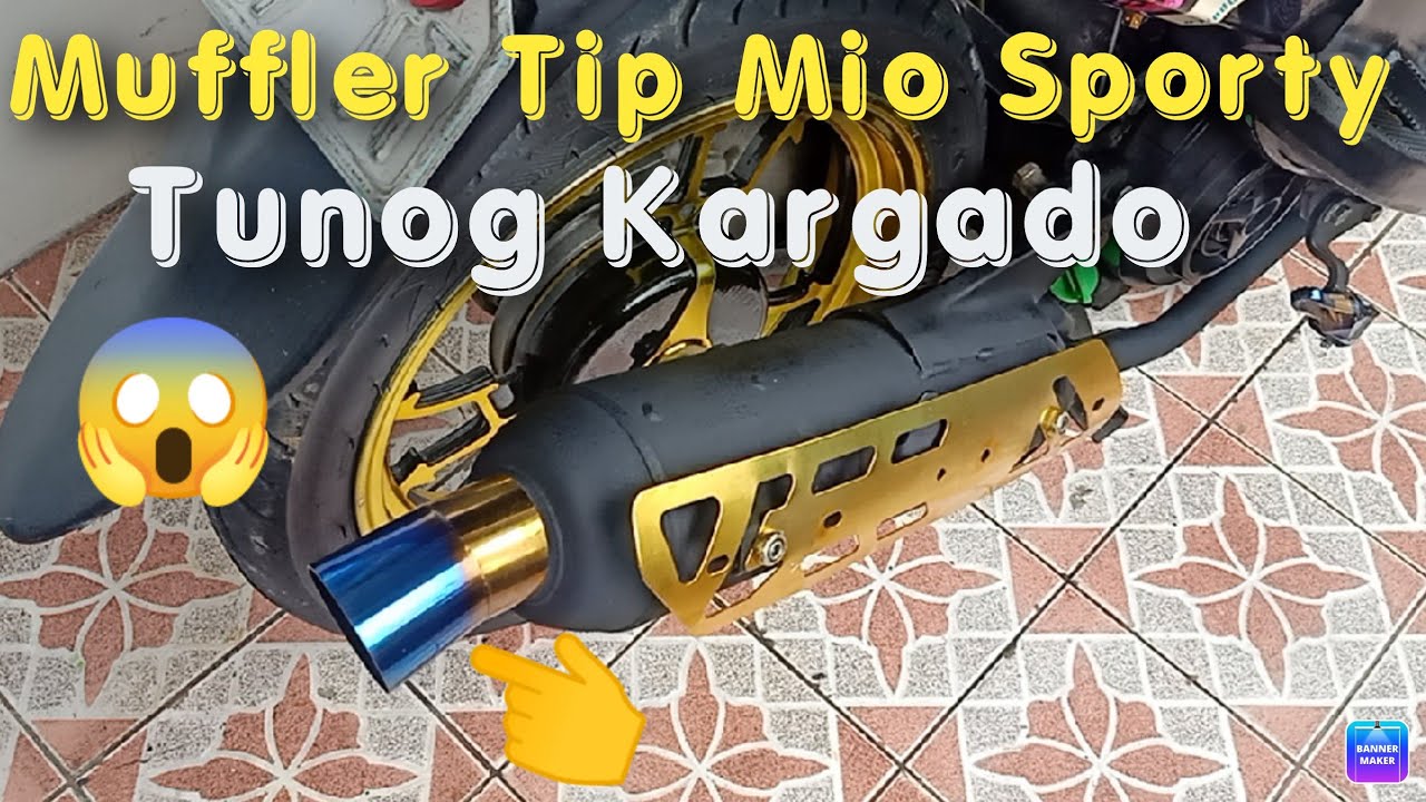 Tunog Kargado muffler tip Mio sporty - YouTube