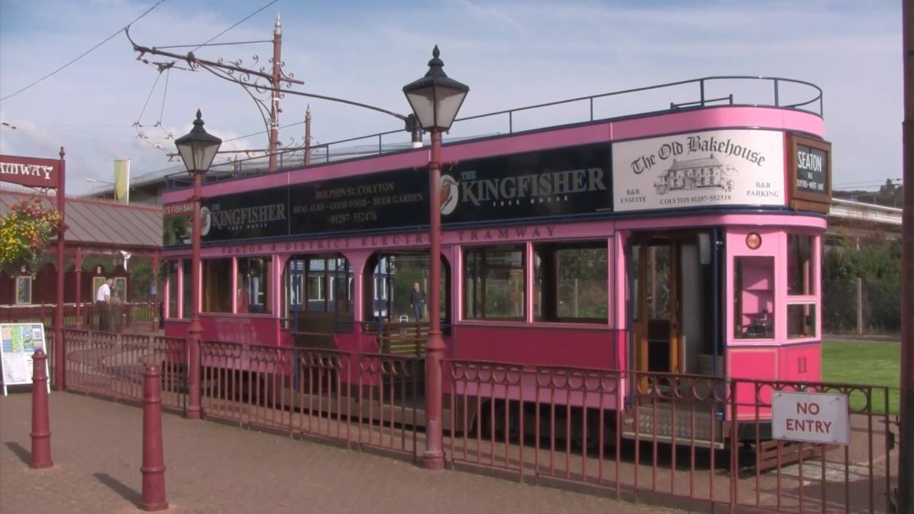 A Day on the Seaton Tramway in Devon - Oct 2016 - YouTube