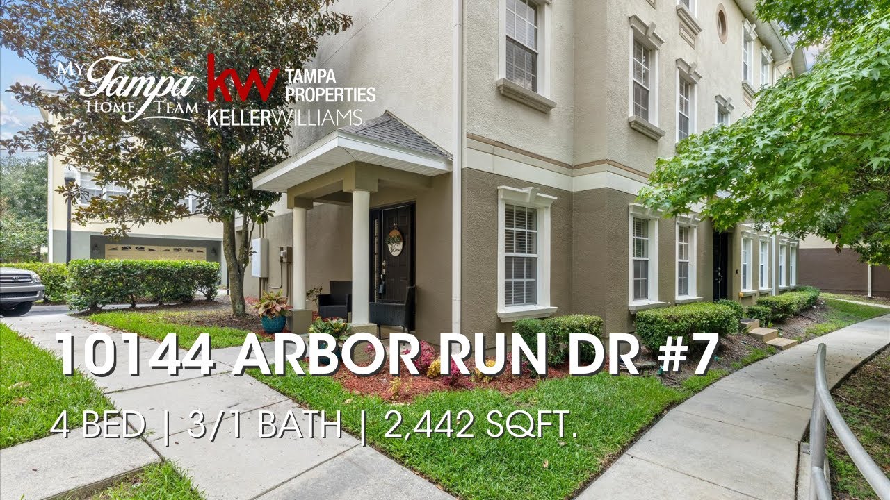 SOLD | 10144 Arbor Run Drive Unit 7, Tampa | My Tampa Home Team - YouTube
