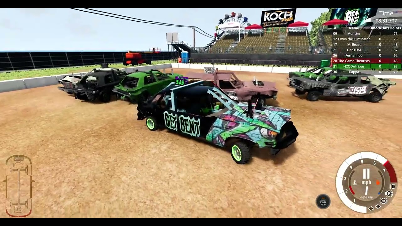 BeamNG drive demolition derby episode 21 - YouTube
