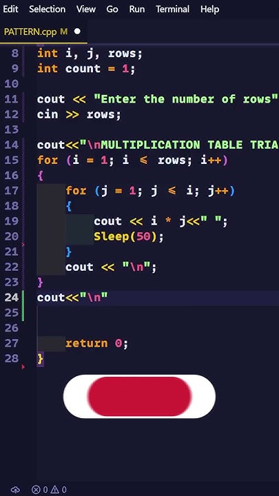 76 📐🔺🔻c Program To Print Number Triangle C C Language Tutorial🔺📘📕 Shortsprogrammingc 9127