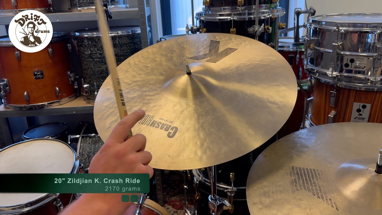 DRIFT DRUMS 20 Zildjian K Crash Ride 2170gr YouTube drift-drums-20-zildjian-k-crash-ride-2170gr-youtube