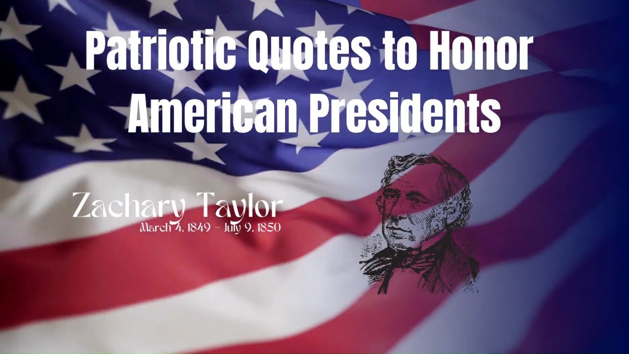 US President QUOTES - Zachary Taylor - YouTube