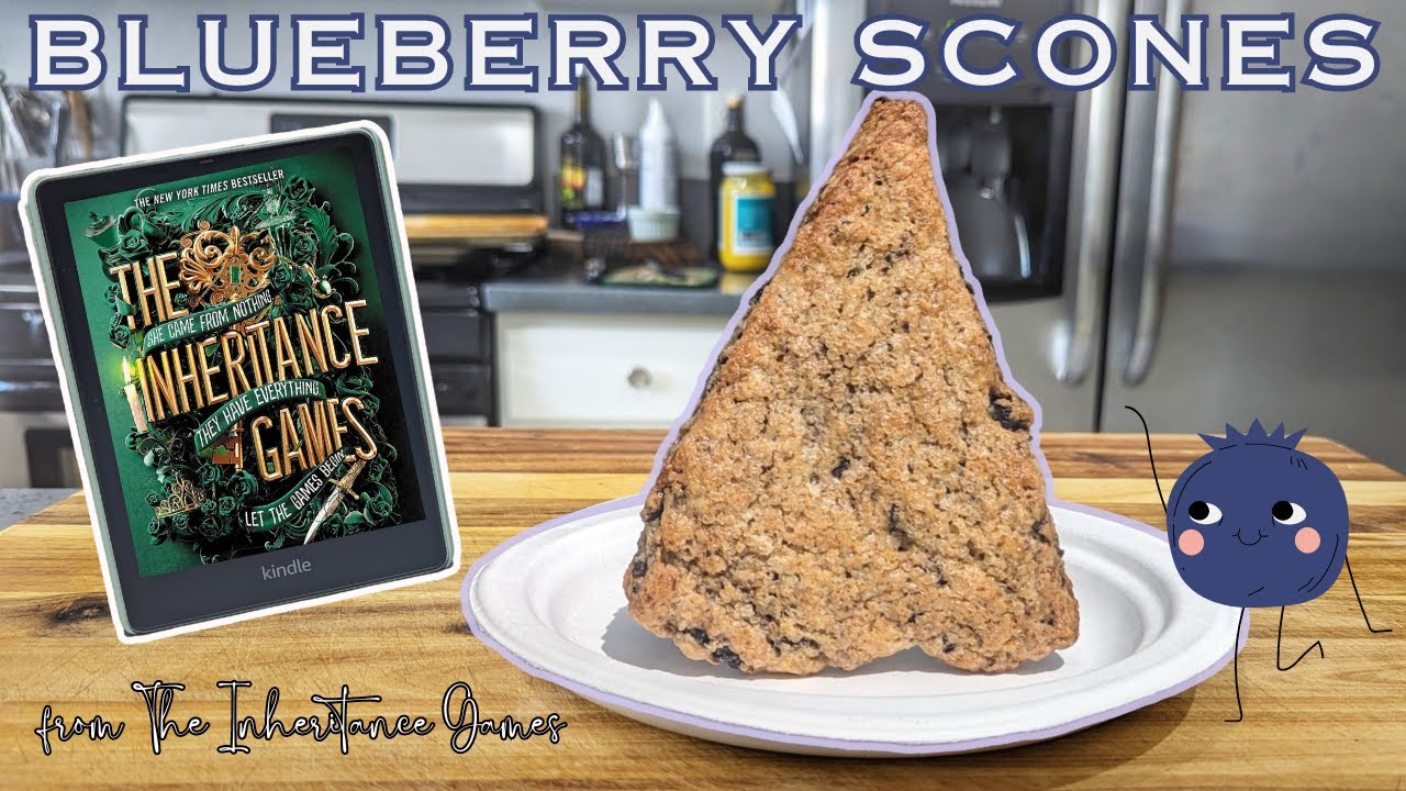 Book Eats: Blueberry Scones | from The Inheritance Games - YouTube