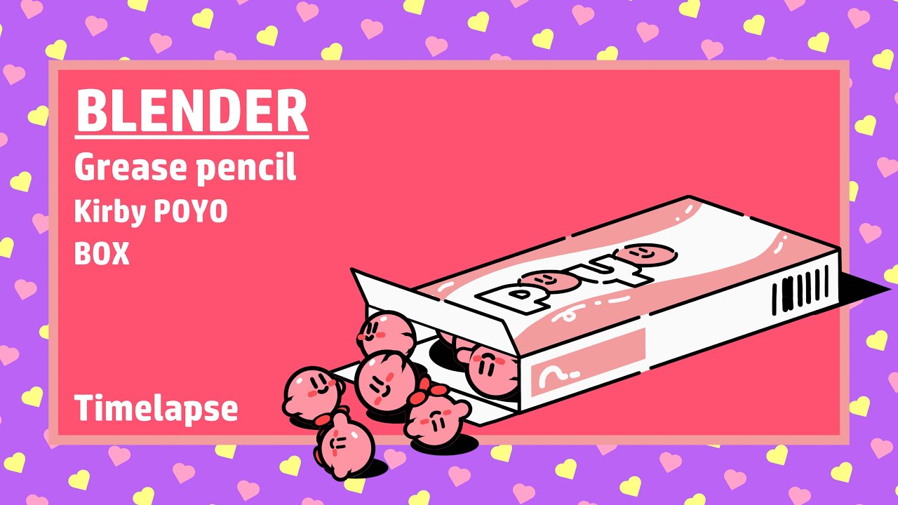 Blender - Kirby Poyo Box | Timelapse. - YouTube
