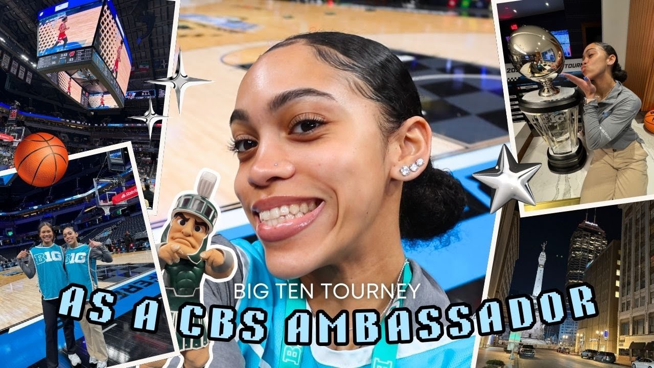 i got to work with CBS sports??! big ten men's basketball tournament as ...