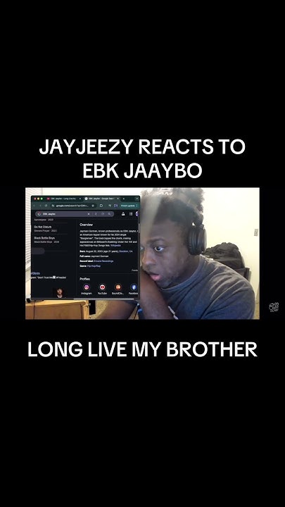 JAYJEEZY REACTS TO EBK JAAYBO #ebkjaaybo #plaqueboymax - YouTube