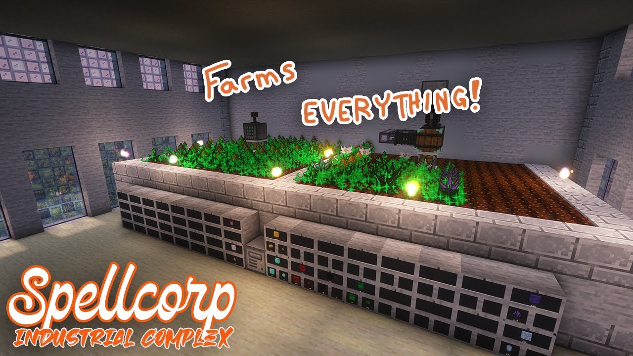 I BUILD FARMS FOR EVERYTHING in Minecraft... All The Mods 8 - YouTube