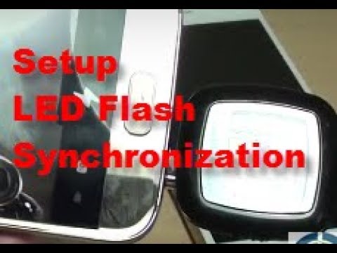 How to Synchronize External LED Flash Light With Camera Shutter - YouTube