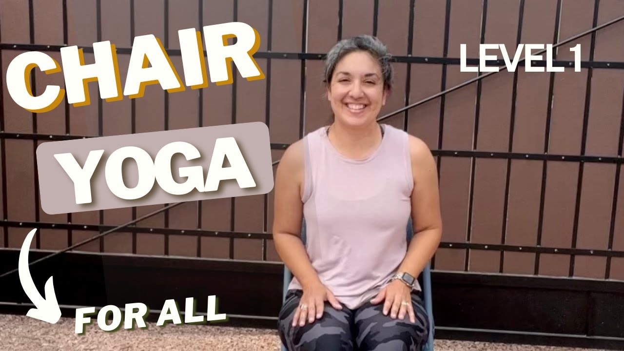 The BEST Chair Yoga Routine in the World! (Strength | Flexibility ...