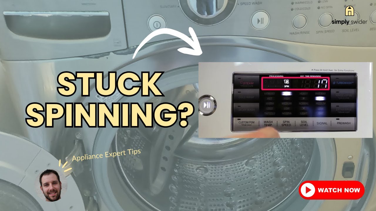 Lg Washer Stuck On Spin Cycle