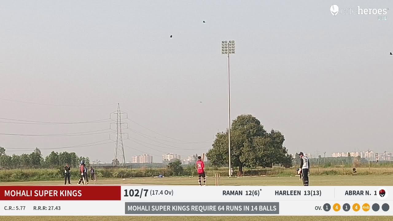 KFT KINGS vs Mohali Super Kings Live Cricket Match | launching pad ...