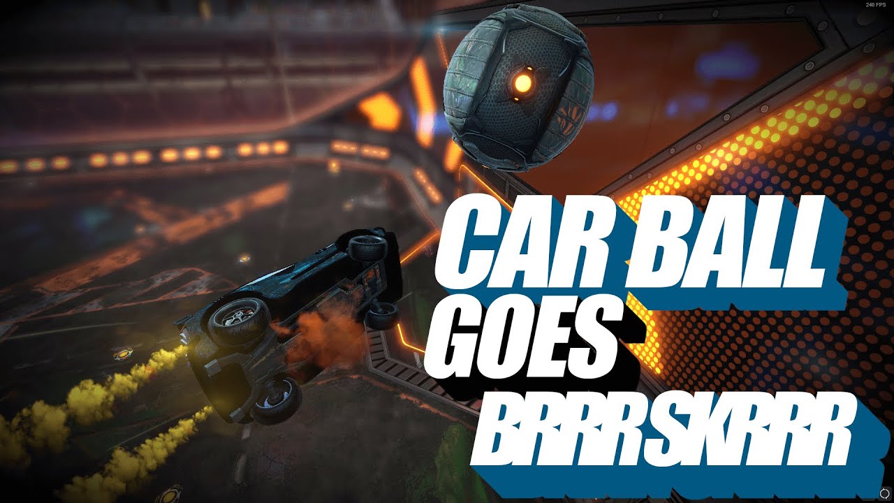 CAR BALL GOES BRRR SKRRR - ROCKET LEAGUE QUESTIONABLE GAMEPLAY - YouTube