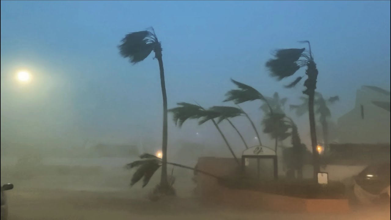 Hurricane OLAF Rakes San Jose del Cabo, Mexico (2021) - YouTube
