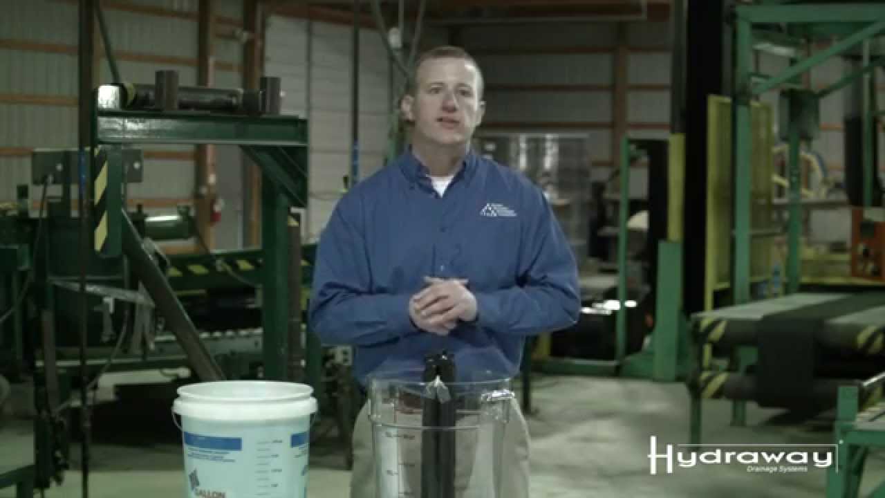 Hydraway Drainage System Compared to Common Systems - YouTube