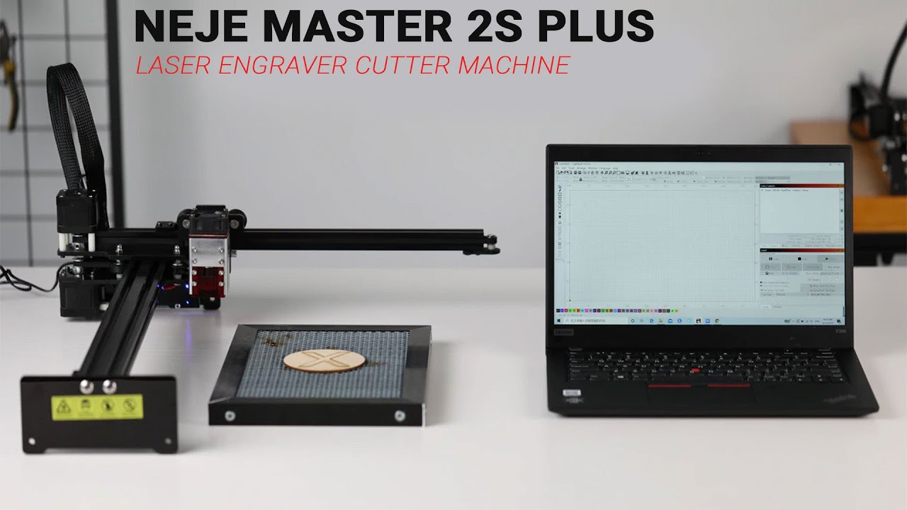 NEJE Master 2S Plus Laser Engraver Cutter Machine - YouTube