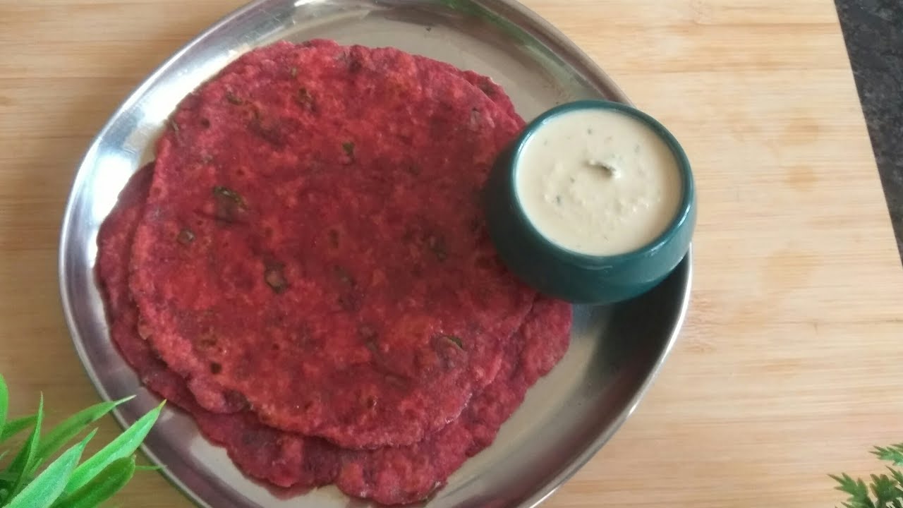 Beetroot Paratha || Beetroot Roti || Beetroot Thepla || Beetroot Parata ...
