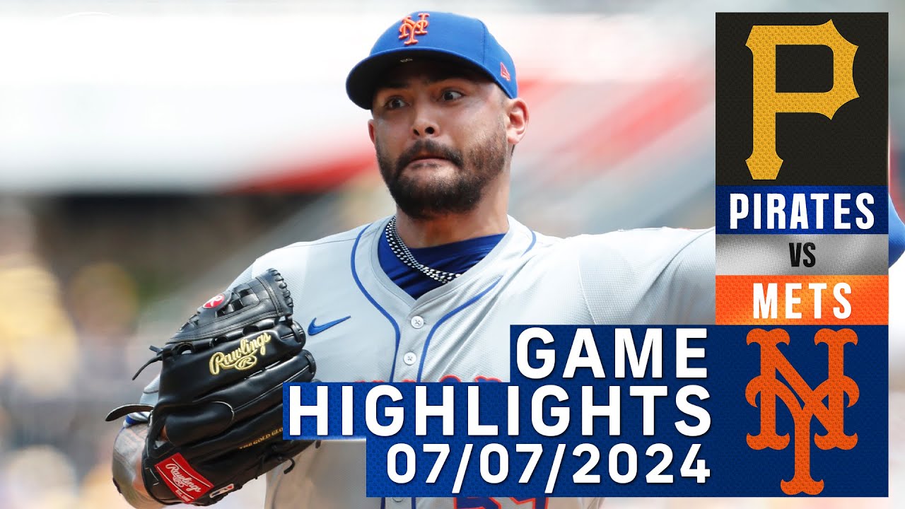 Mets vs Pirates (7/07/2024) | NY Mets Highlights | SNY - YouTube