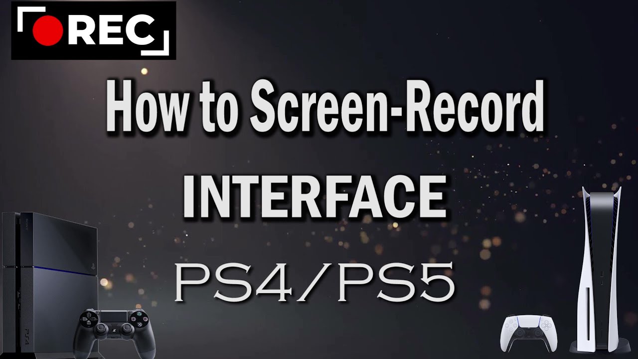 How to screen record INTERFACE on PS4/PS5 (EASIEST METHOD) - YouTube