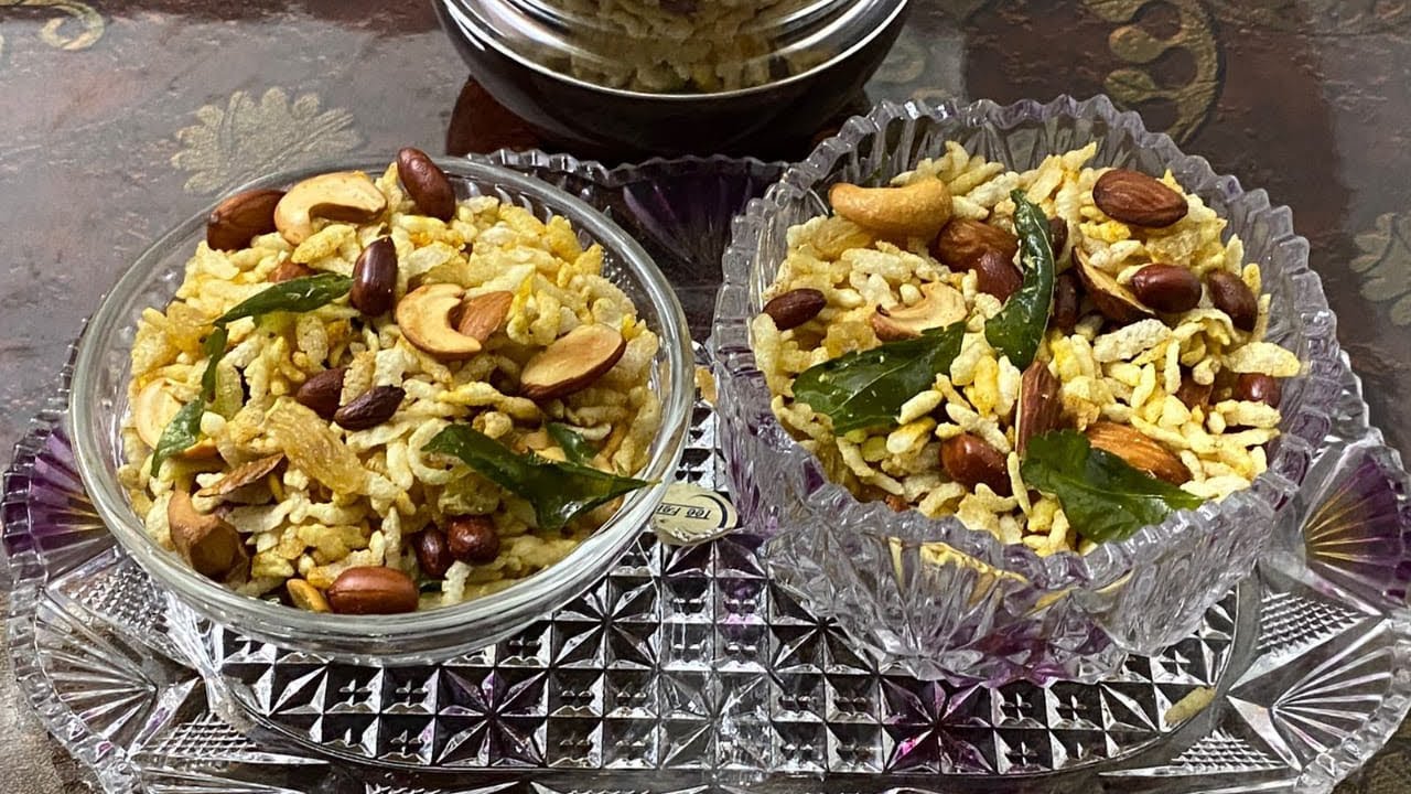 special chivda (homemade chewra recipe ) khata meetha mouthwatering ...