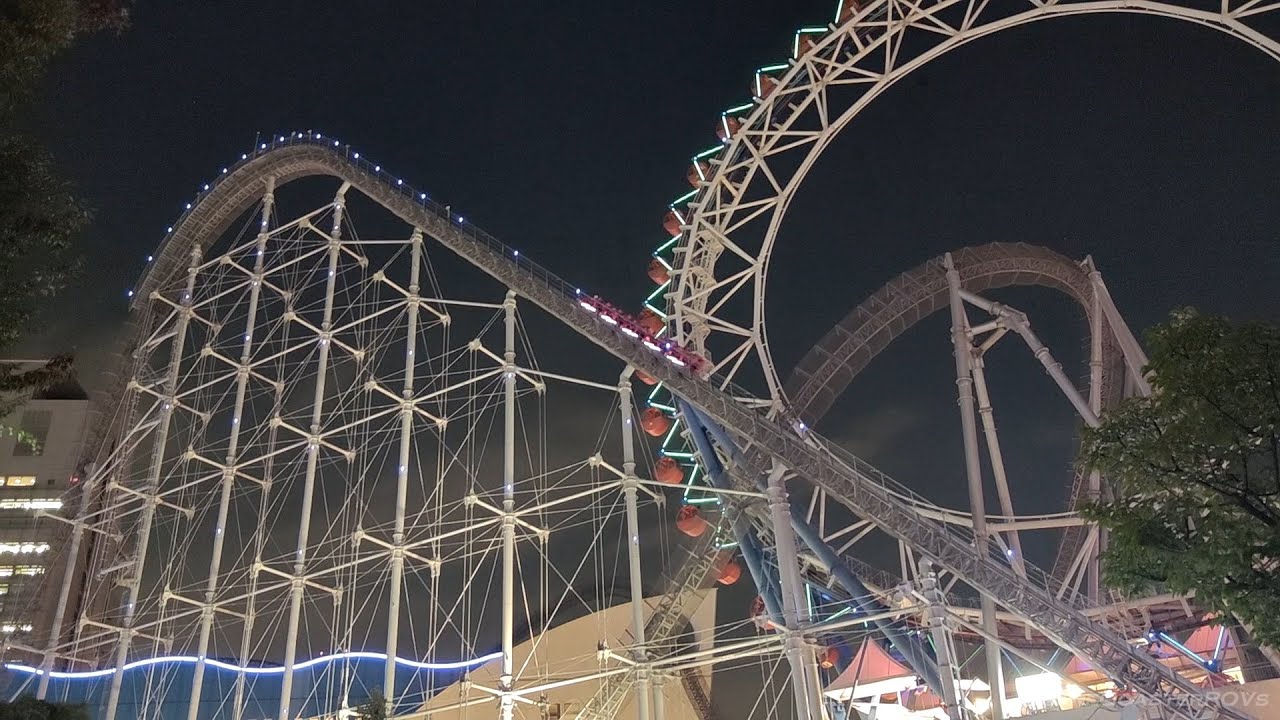 Tallest Roller Coaster in Tokyo - Thunder Dolphin - Tokyo Dome City ...