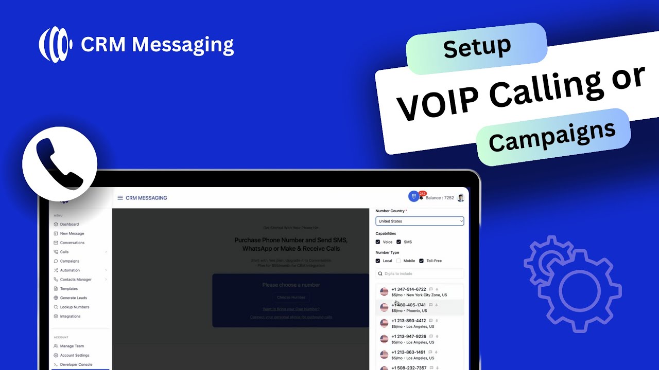 CRM Messaging Calling Setup: Step-by-Step Guide to Voice Calling ...