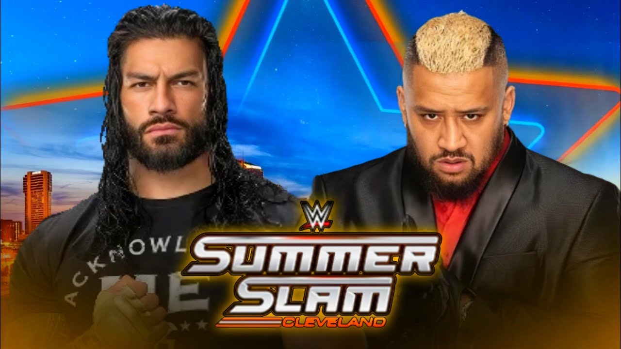 WWE SummerSlam 2024 Roman Reigns vs Solo Sikoa Full Match WWE ...