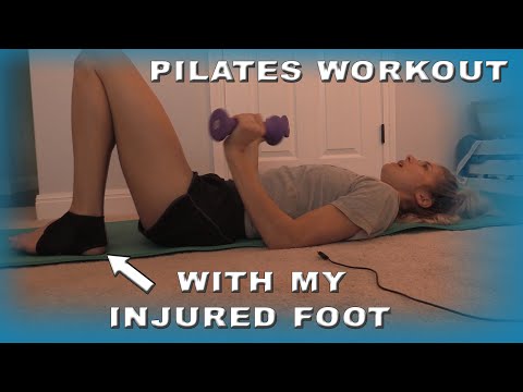 Injured foot Workout  Vlog / Periscope