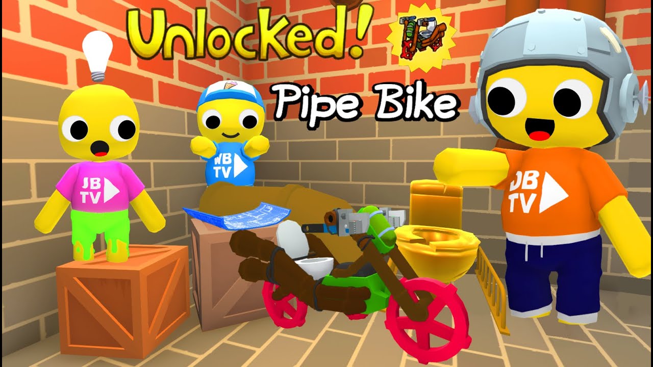 We Unlocked The New Pipe Bike Vehicle in Wobbly Life Sewers Update ...