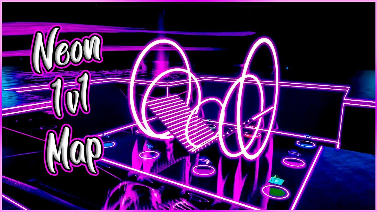 Neon Water 1v1 Map Tutorial - YouTube