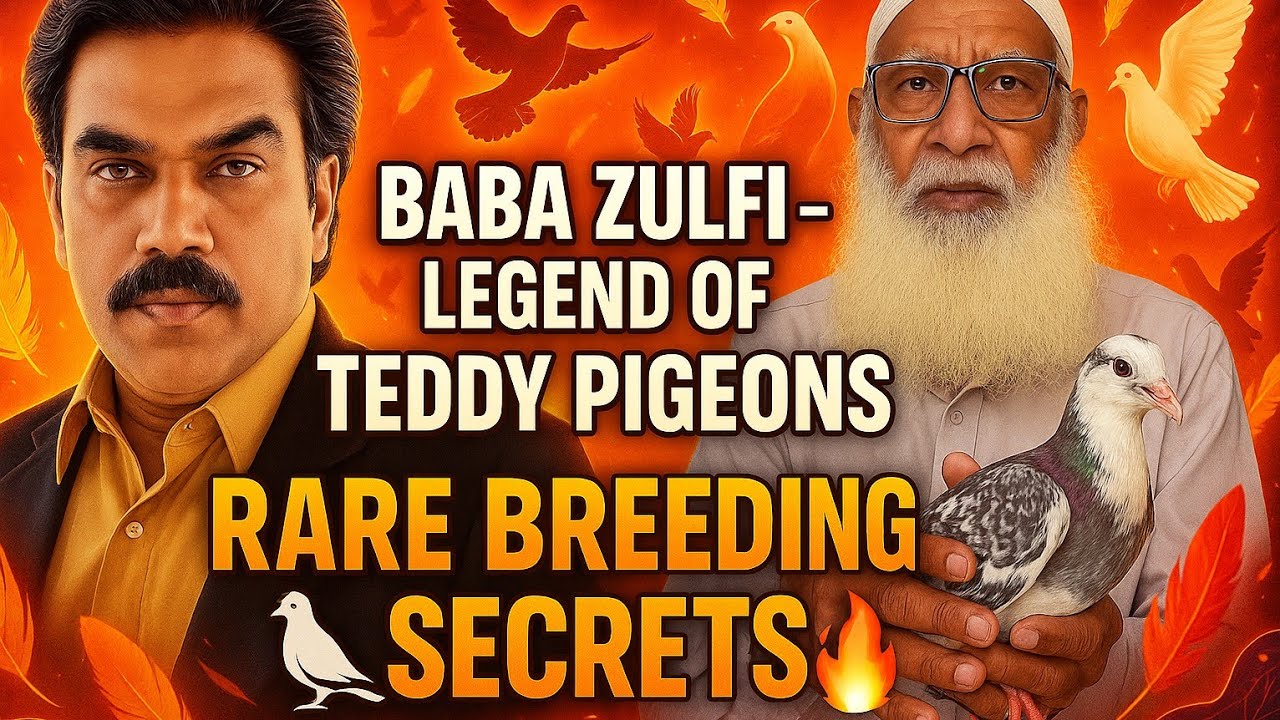 Baba Zulfi Legend of Teddy Pigeons | Rare Breeding Secrets Revealed ...