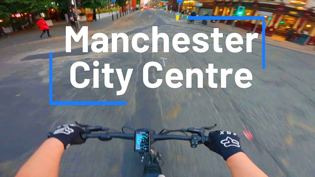 INSANE e Scooter Night Riding Thru Manchester City Centre & Salford ...