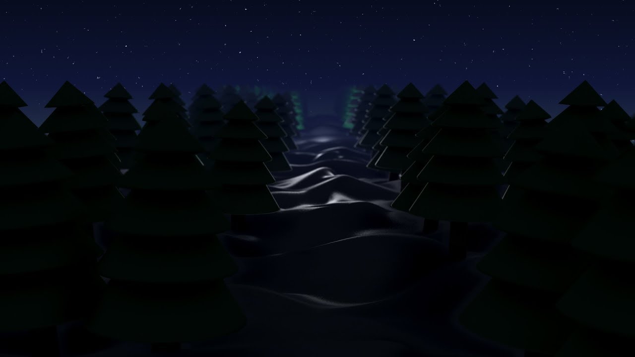 Let's create a jolly low-poly winter night scene with Trapcode TAO in ...