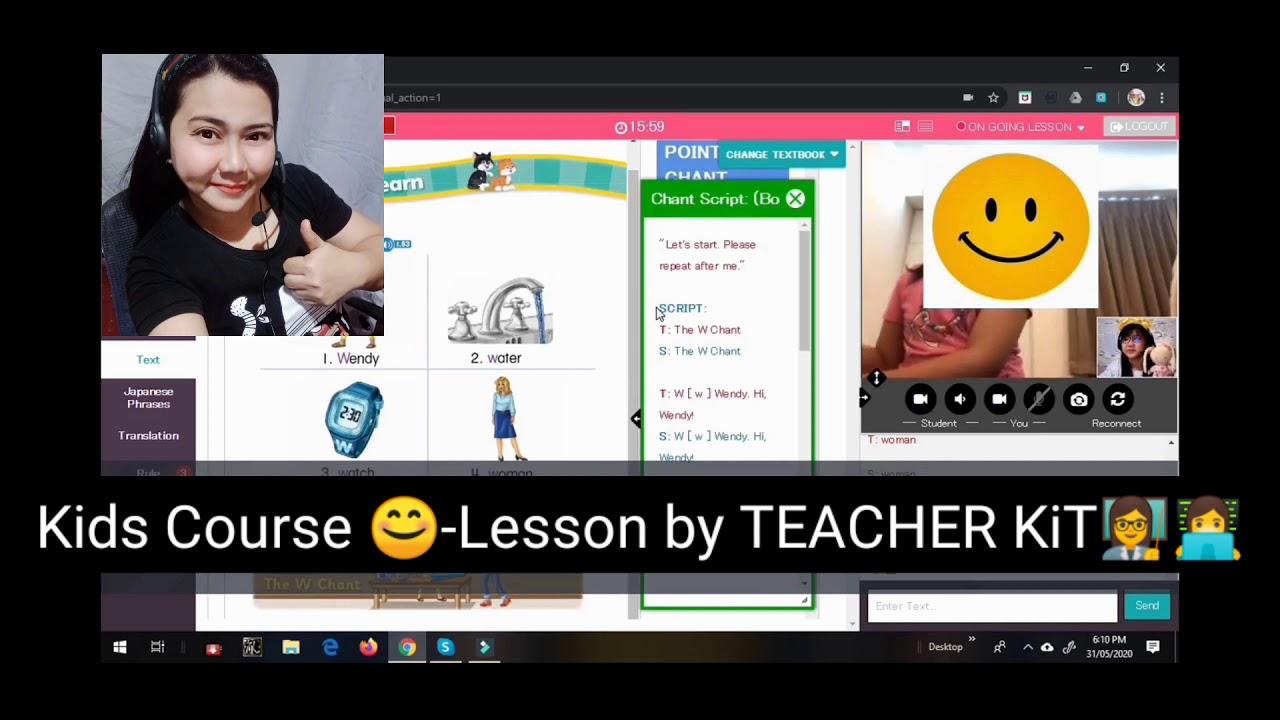 Native Camp- Kids Course Actual Lesson - YouTube