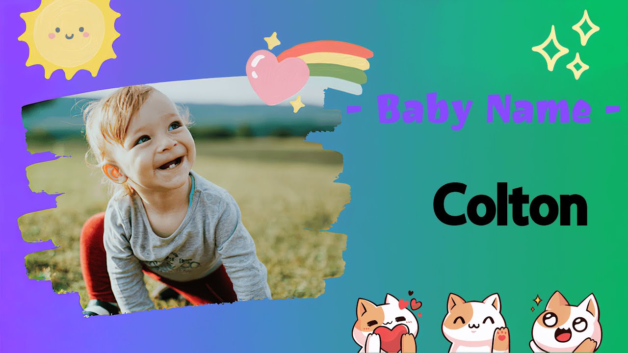 COLTON | Colton name meaning | Boy Name Meaning | Coal town or Swarthy ...