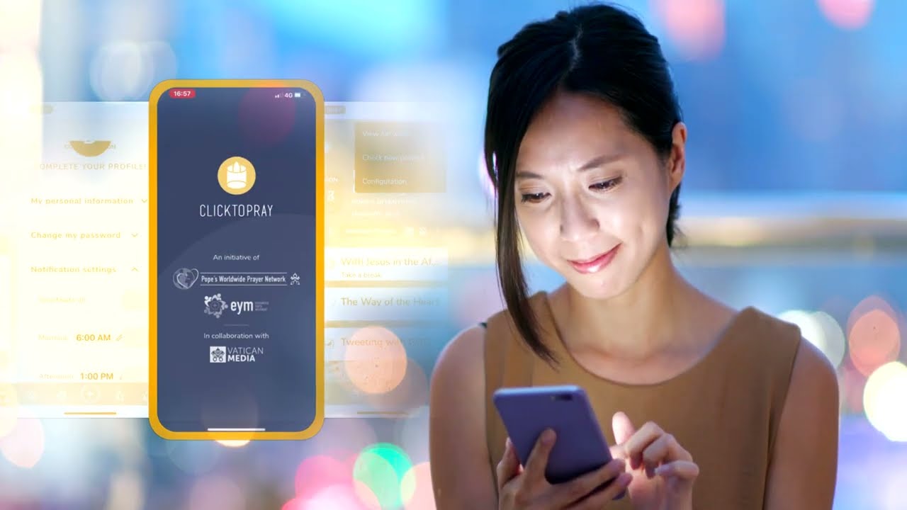Click To Pray 2.0 - The Pope's Prayer App - YouTube