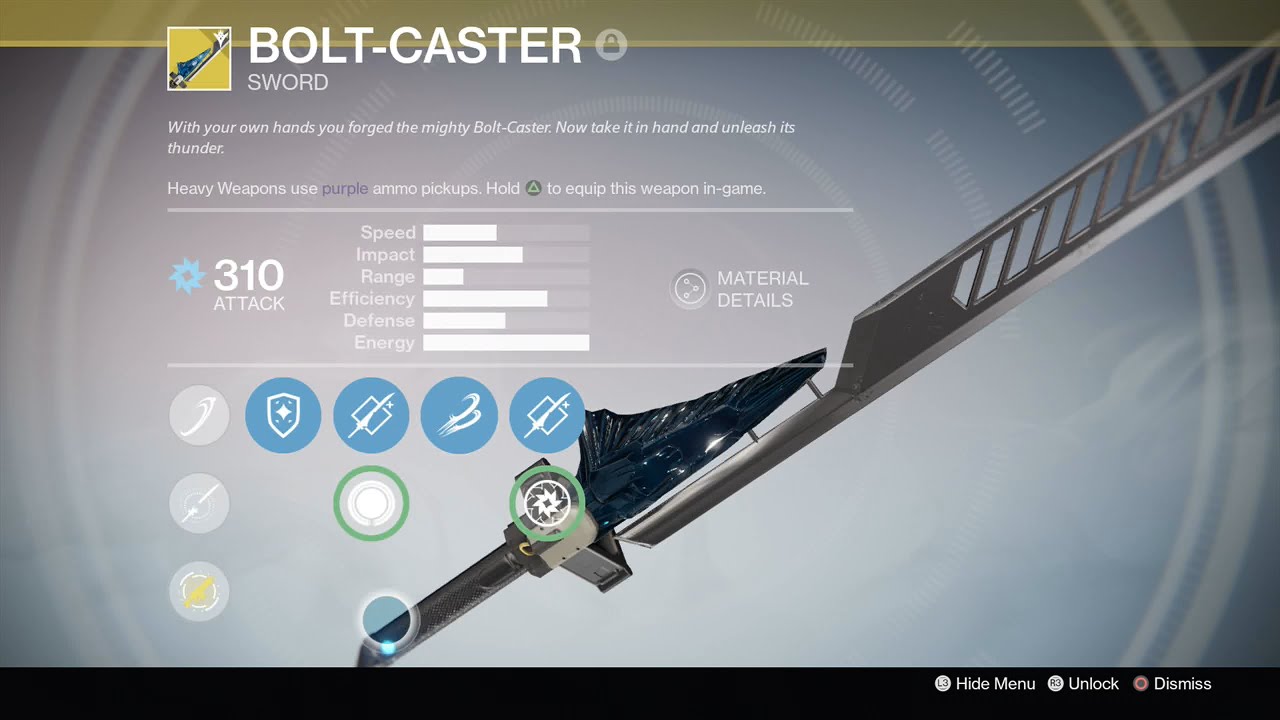 Destiny Taken King Exotic Sword Bolt Caster - YouTube