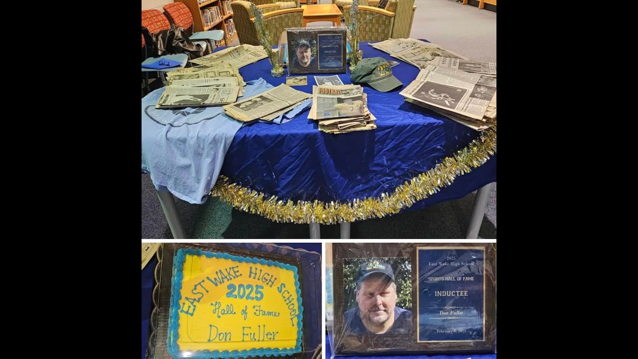 Don Fuller East Wake Sports Hall of Fame 2025 Speech - YouTube