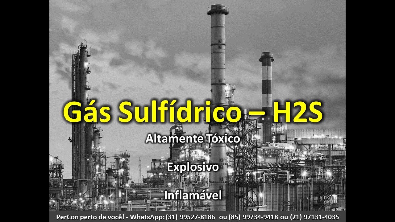 H2S - Sulfeto de Hidrogênio - Gás Sulfídrico (Conhecimento salva vidas ...