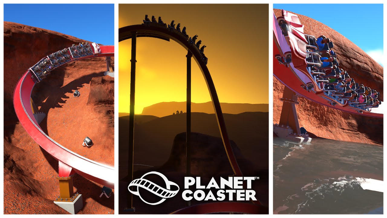 Planet Coaster: Iron Fire (RMC Single Rail Coaster) - YouTube