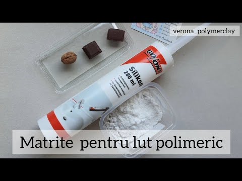 How to make silicone molds. Matrite homemade pentru lut polimeric - YouTube