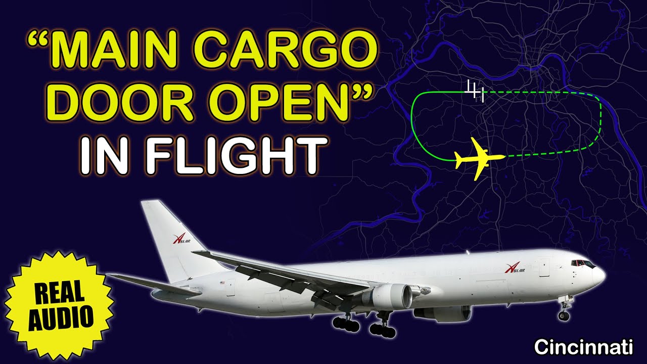“Main cargo door open”. ABX Air Boeing 767-300 declared an emergency at ...